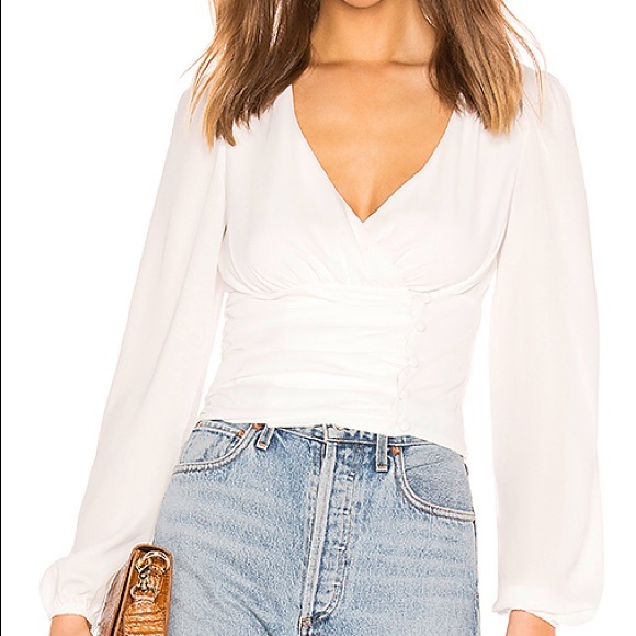 Tops | So Cute Sheer Wrap Blouse | Poshmark